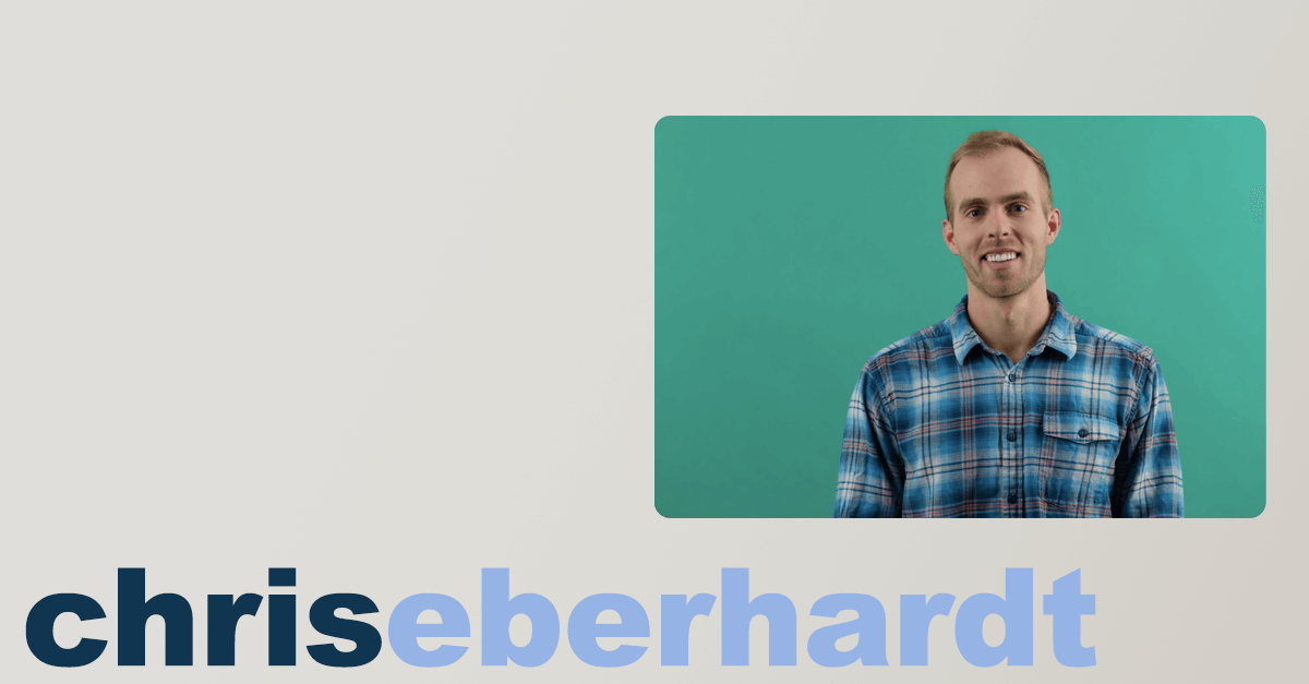 Chris Eberhardt | A Portfolio and Journal - Homepage